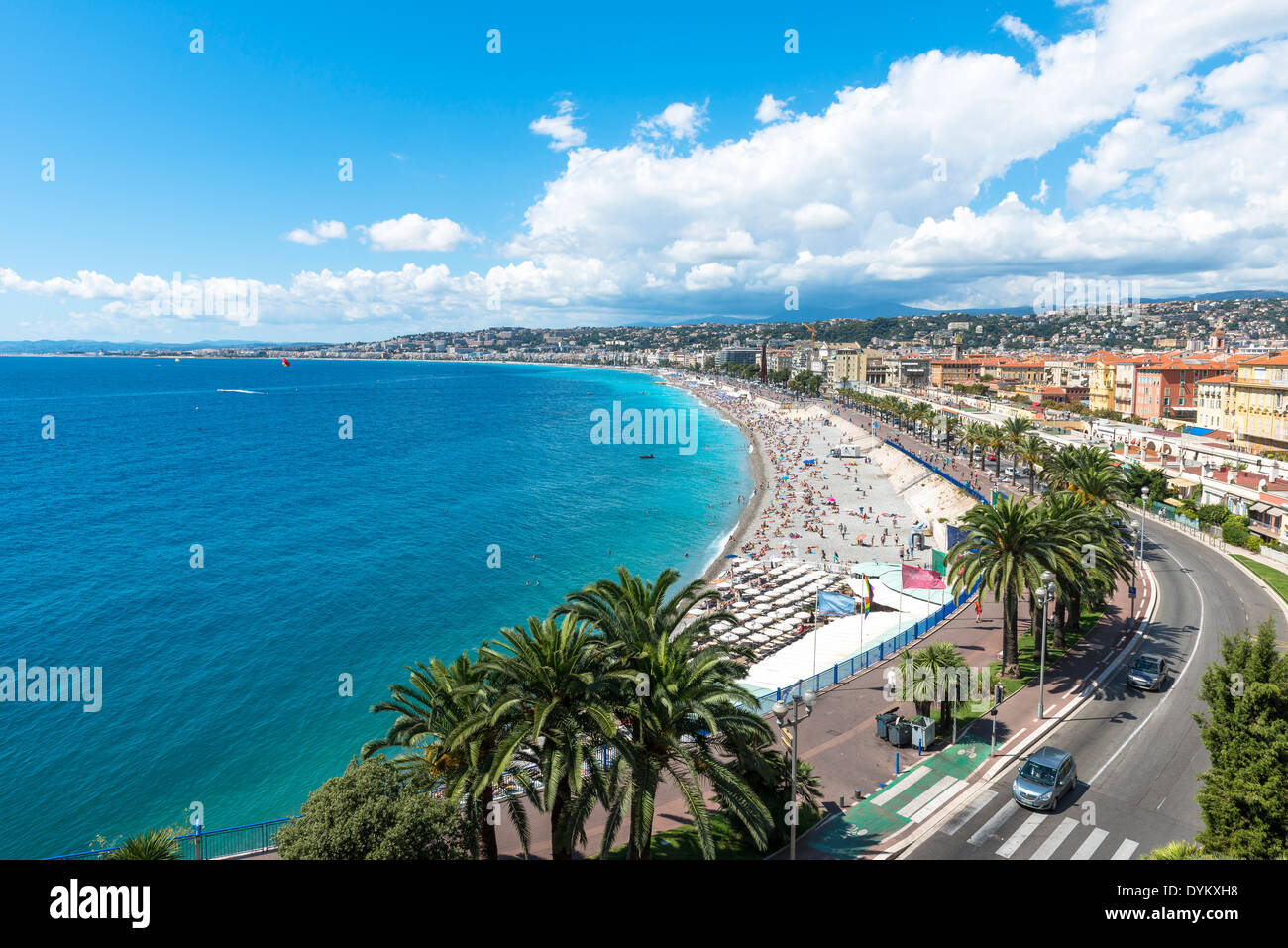 Nice riviera france from sea hi-res stock photography and images - Alamy