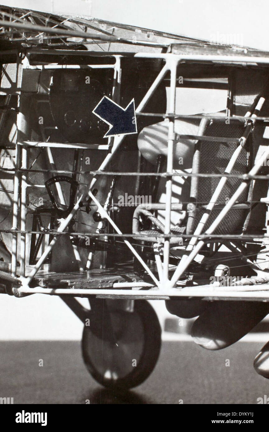 This model of the Spirit of St. Louis is displayed in the Andrew Lech ...