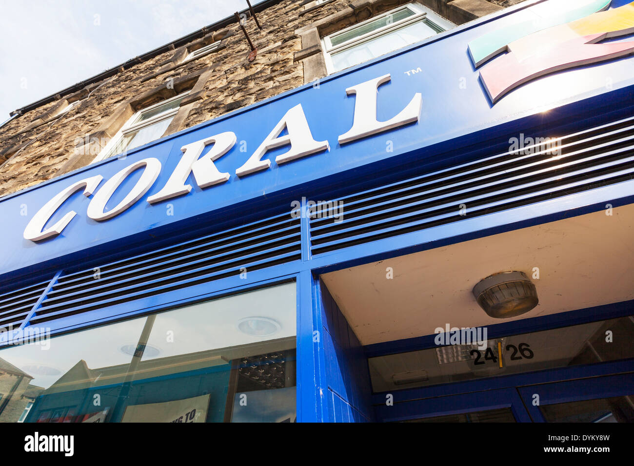 Coral bookmakers sign hi-res stock photography and images - Alamy