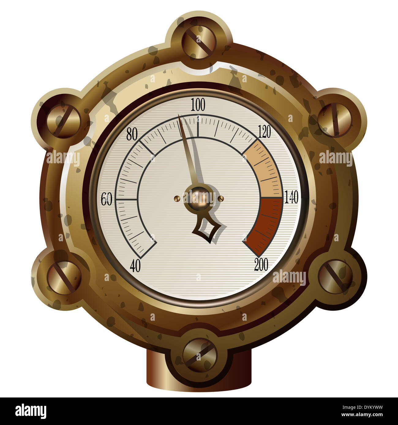 Old fashioned thermometer hi-res stock photography and images - Alamy