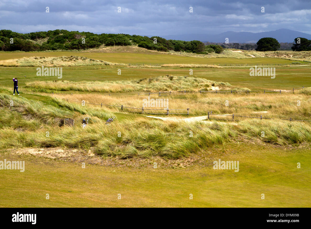 Barnbougle Lost Farm golf course Stock Photo - Alamy