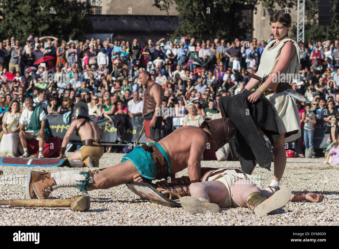 Gladiator Fight In Ancient Rome High Resolution Stock Photography and ...