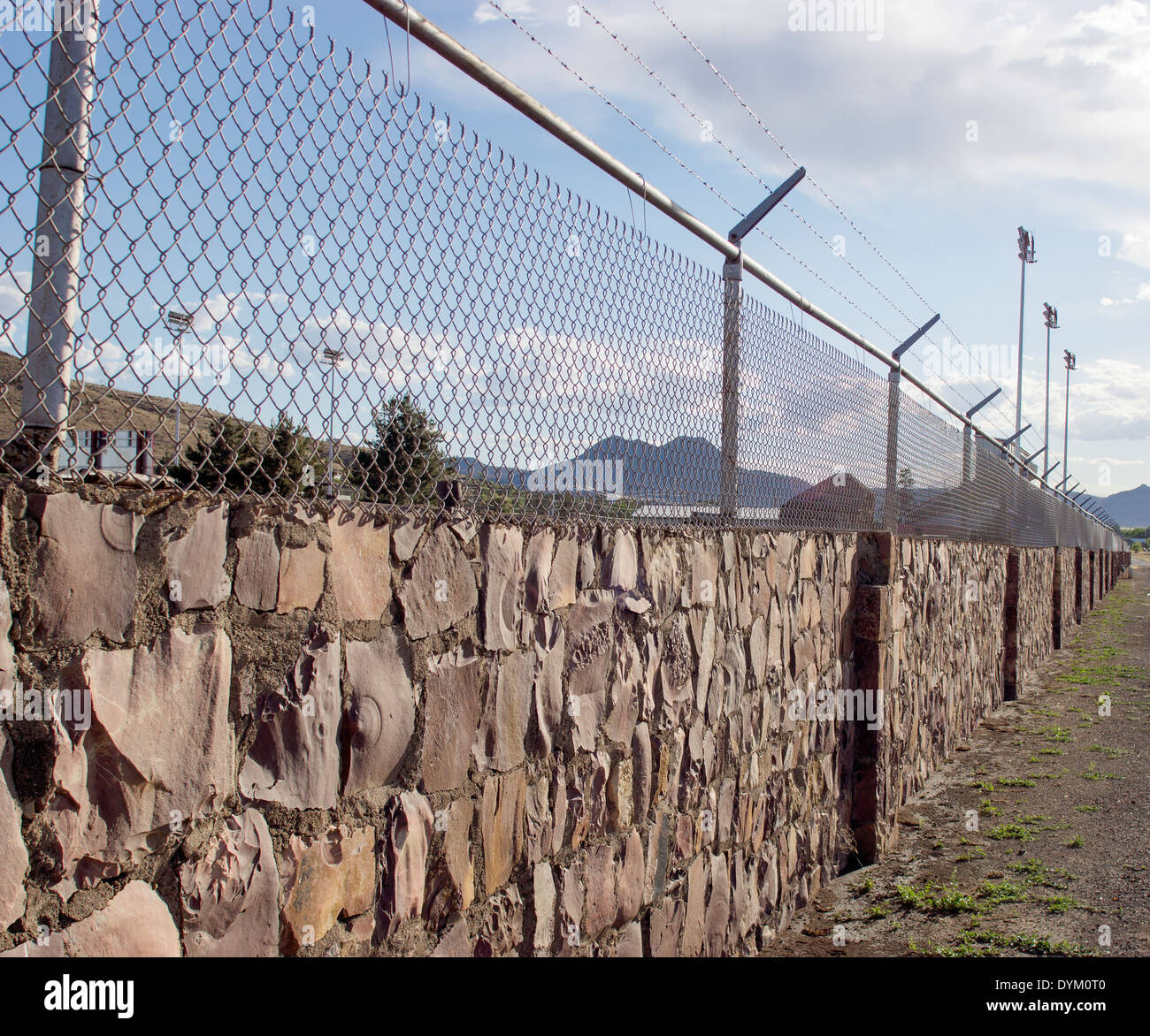 Security fence hi-res stock photography and images - Alamy