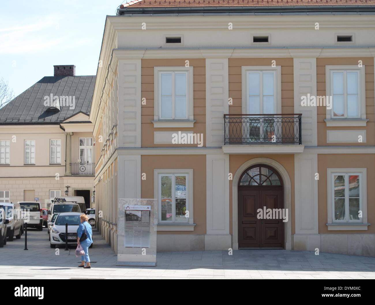 Wadowice, Poland. 09th Apr, 2014. A view of the birthplace of Pope John ...