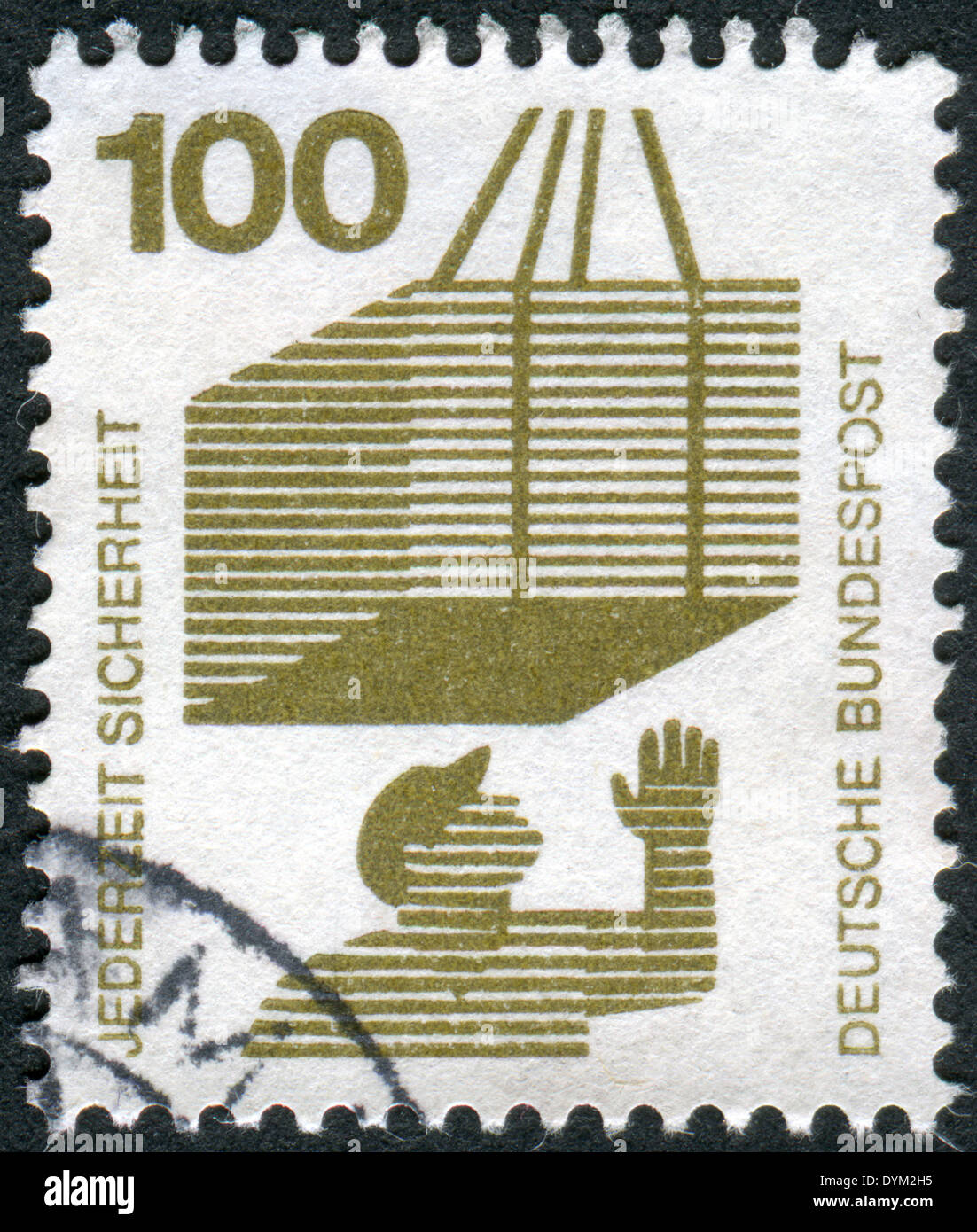 GERMANY - CIRCA 1972: Postage stamp printed in Germany, Prevent ...