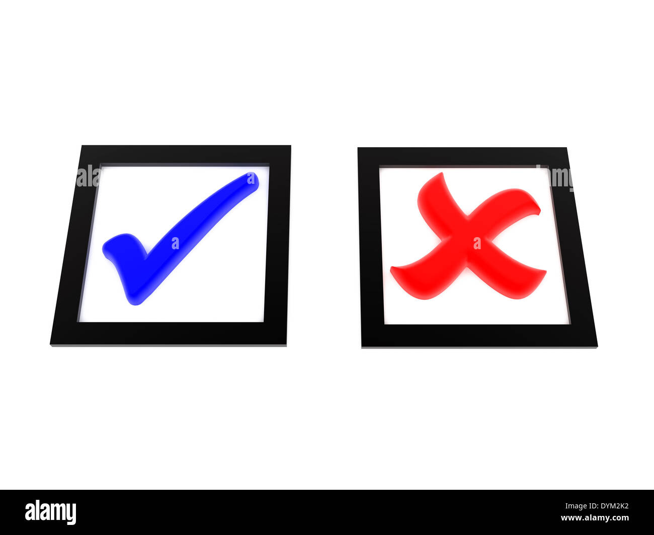 Check mark okey fail Stock Photo - Alamy