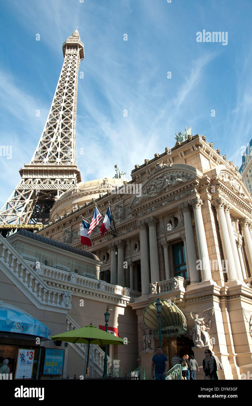 Las Vegas Eiffel tower The Paris Hotel Stock Photo - Alamy