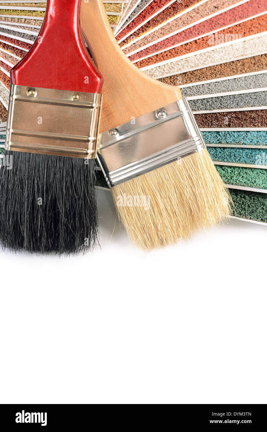 The color palette isolated on white background Stock Photo - Alamy