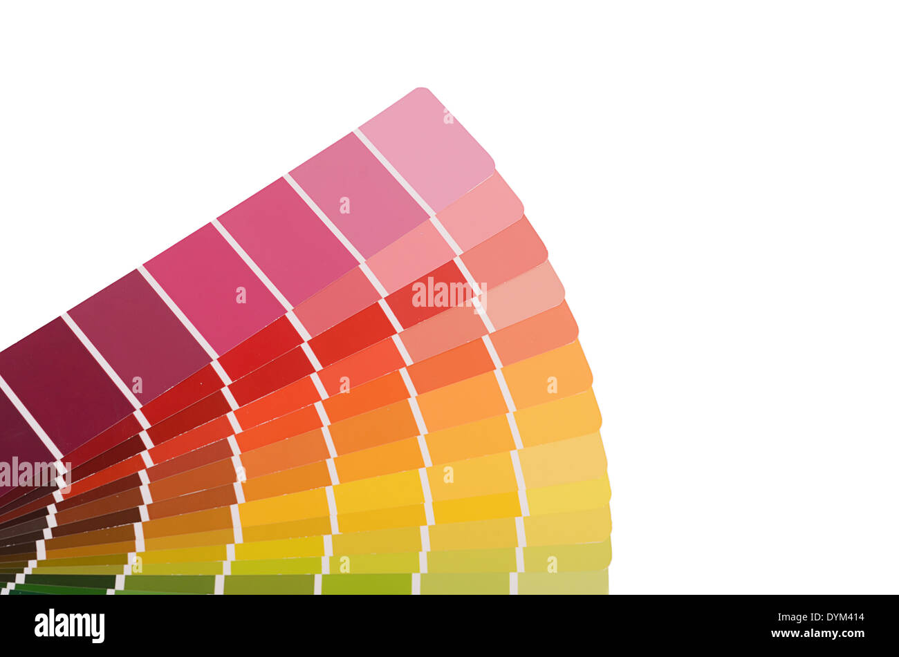 The color palette isolated on white background Stock Photo - Alamy