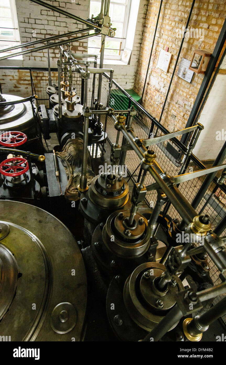 Crofton steam beam engine Stock Photo - Alamy