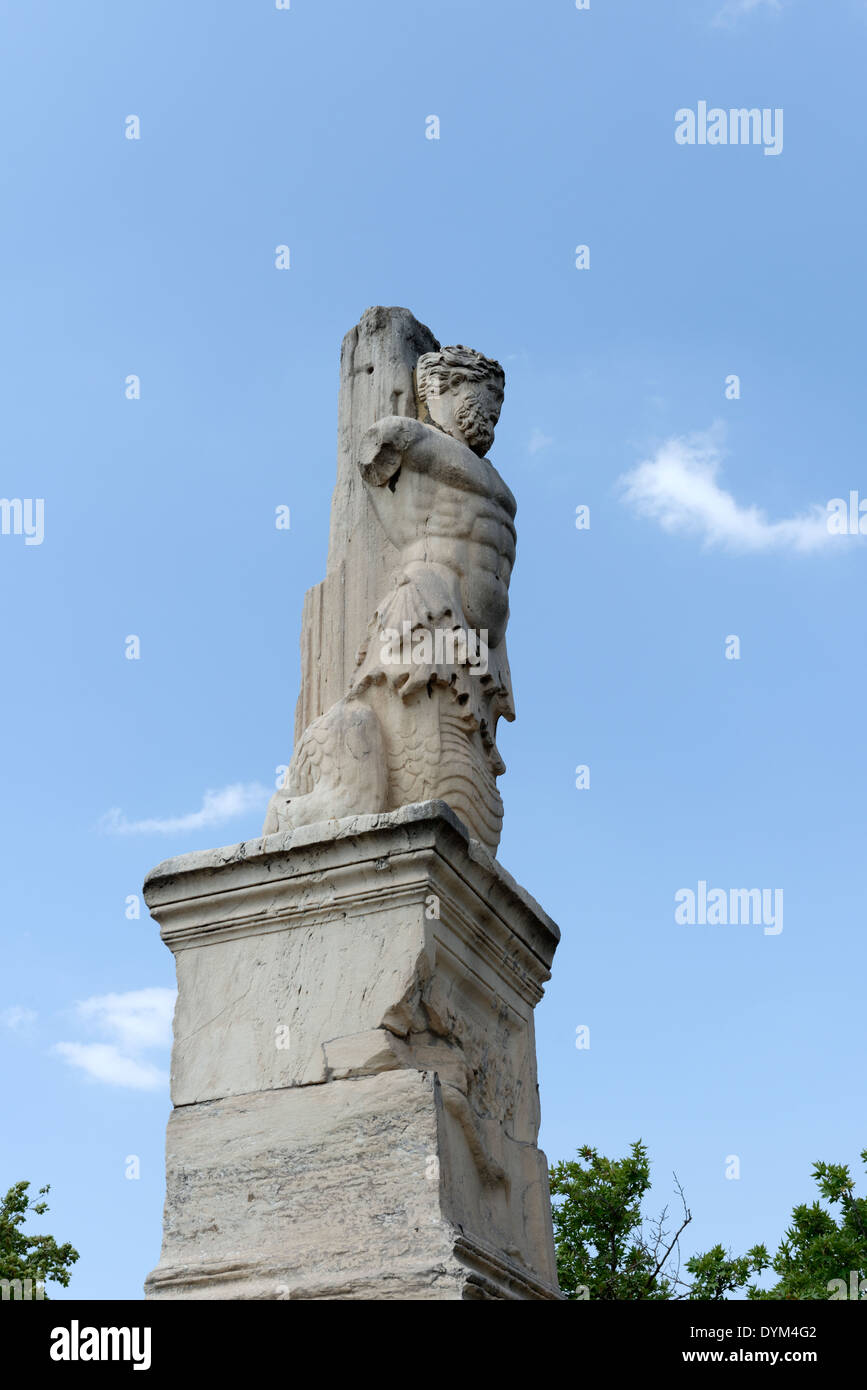 Colossal Triton statue Ancient Agora Athens Greece statue from group 4 ...