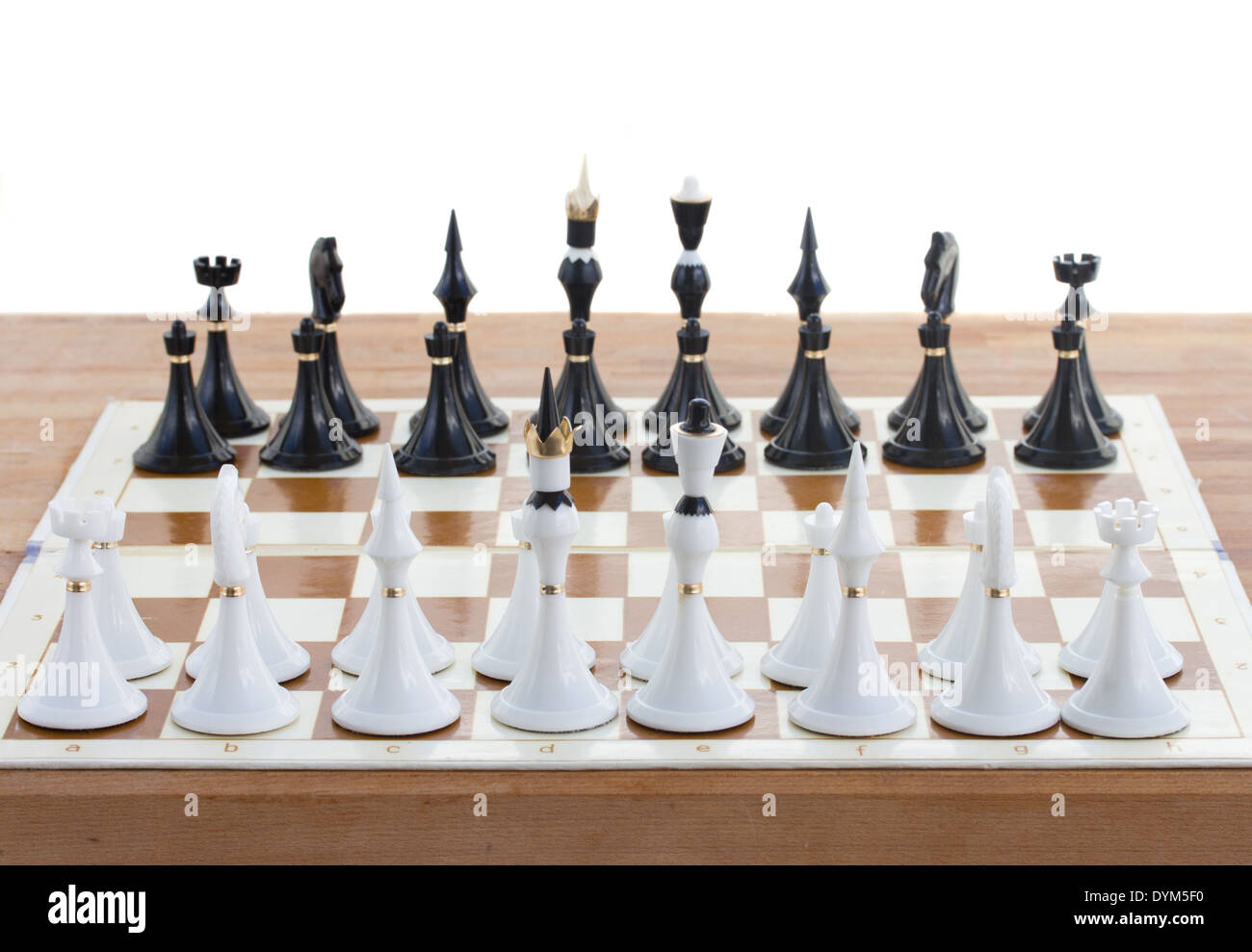 checkmate white defeats black king Stock Photo - Alamy