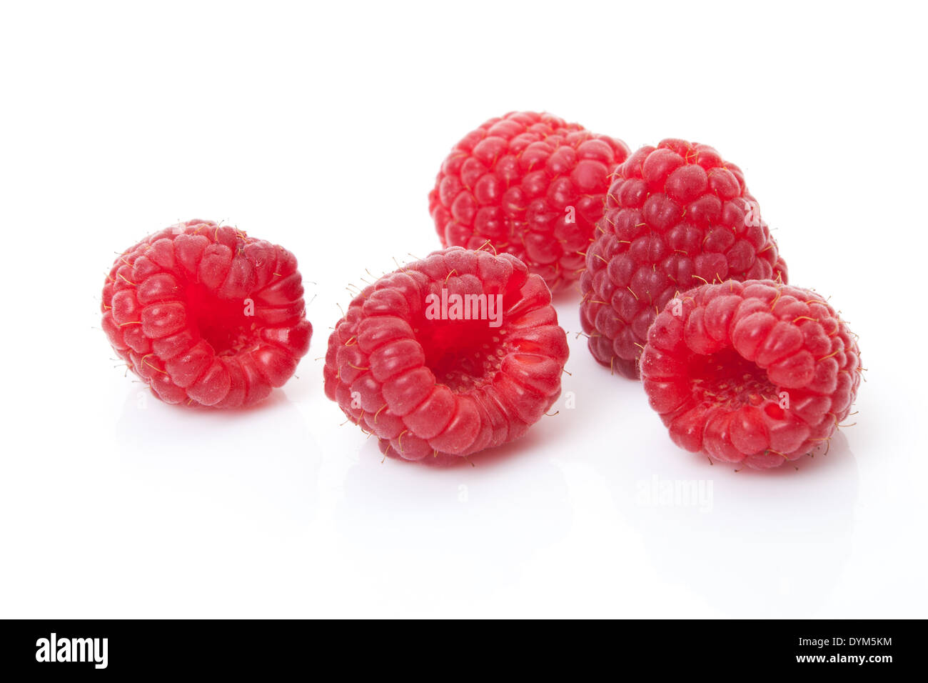 Raspberries isolated on white background. Healthy summer fruits Stock ...