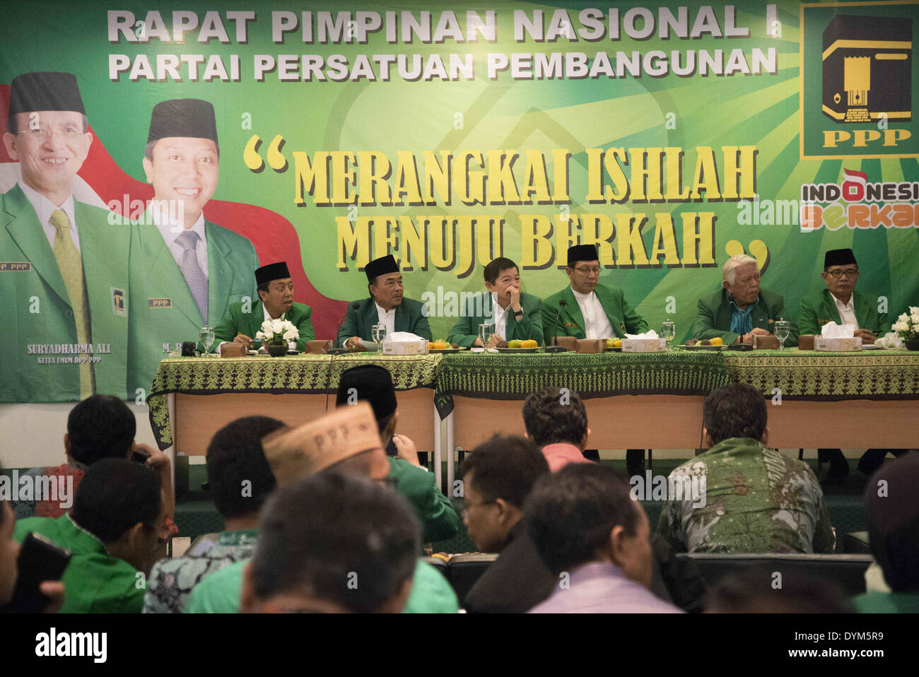Jakarta, Jakarta, Indonesia. 19th Apr, 2014. Leaders of United ...