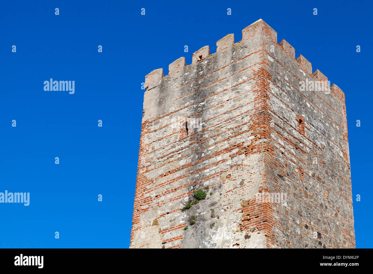 Ancient fort tower in Tangier town, Morocco Stock Photo - Alamy