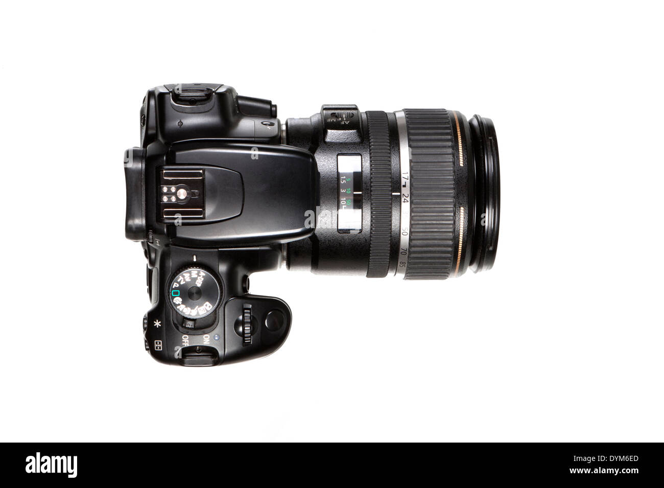 Digital Single Lens Reflex Camera on white background Stock Photo - Alamy