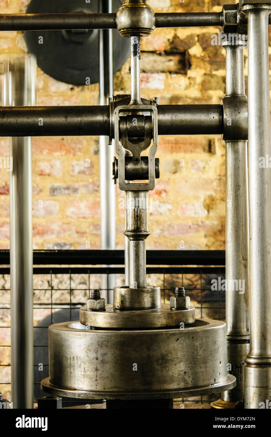 Crofton steam beam engine, pumping water Stock Photo - Alamy