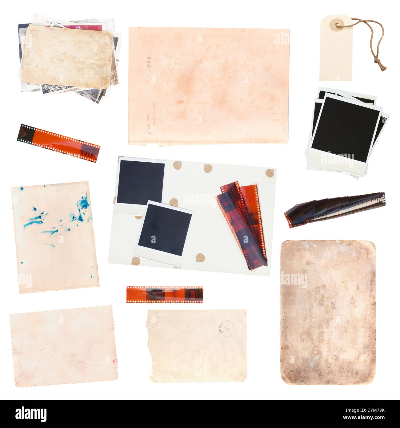 Vintage paper parchment sheets hi-res stock photography and images - Alamy