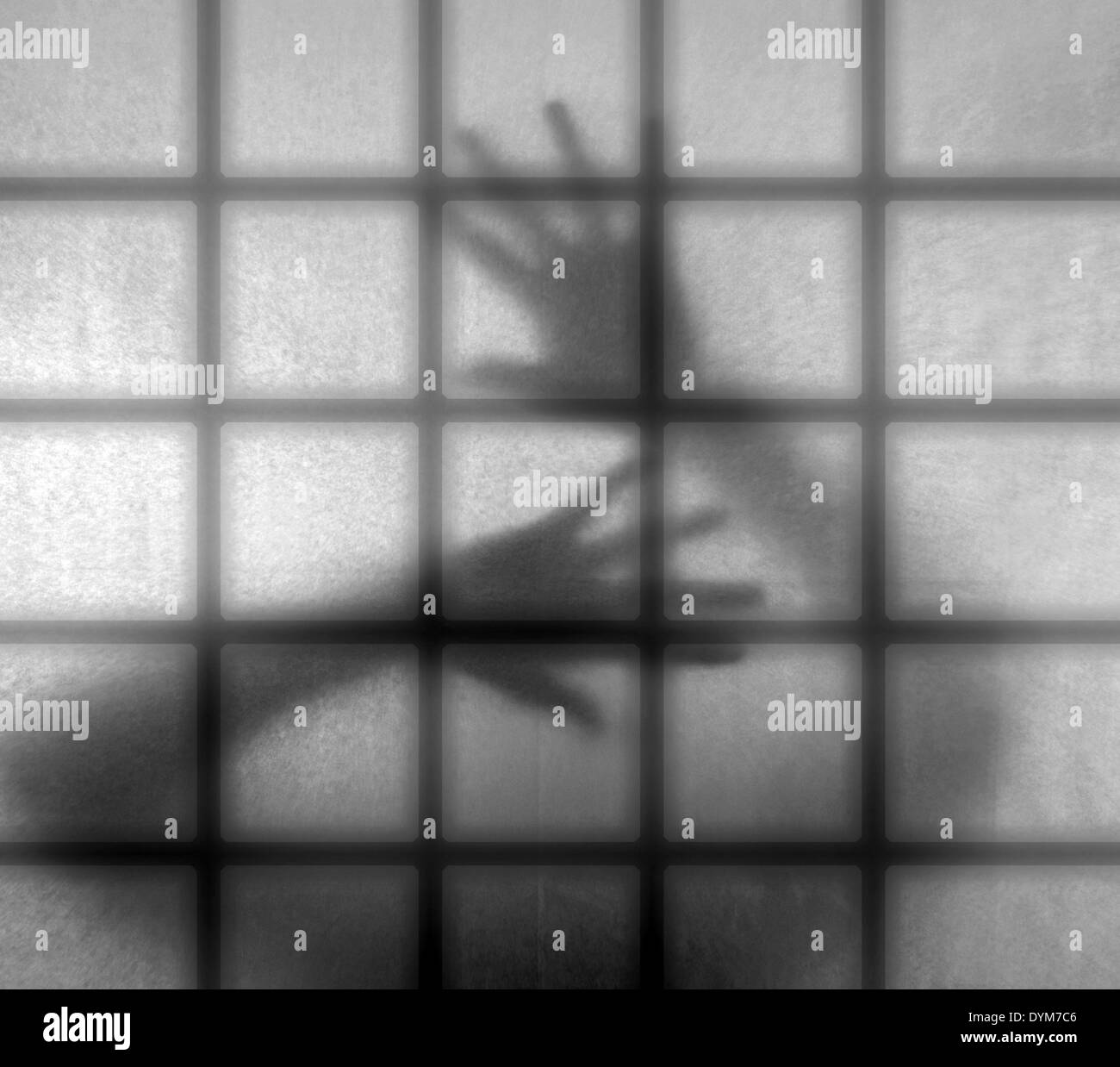 Mental health concept female Black and White Stock Photos & Images - Alamy