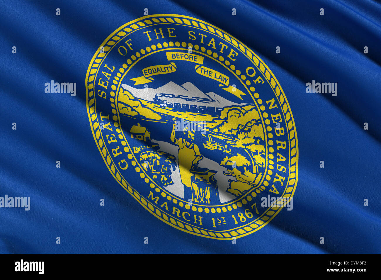 Flag of Nebraska Stock Photo - Alamy