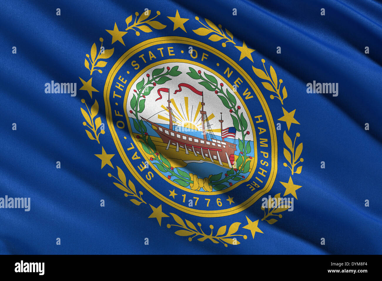 Flag of New Hampshire Stock Photo - Alamy
