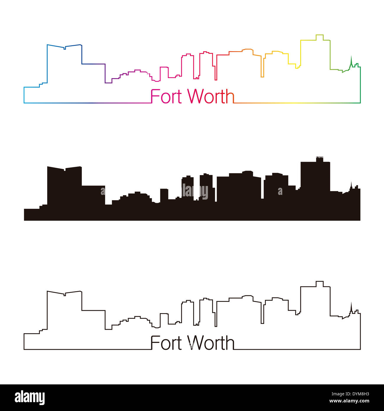 Texas fort worth Cut Out Stock Images & Pictures - Alamy