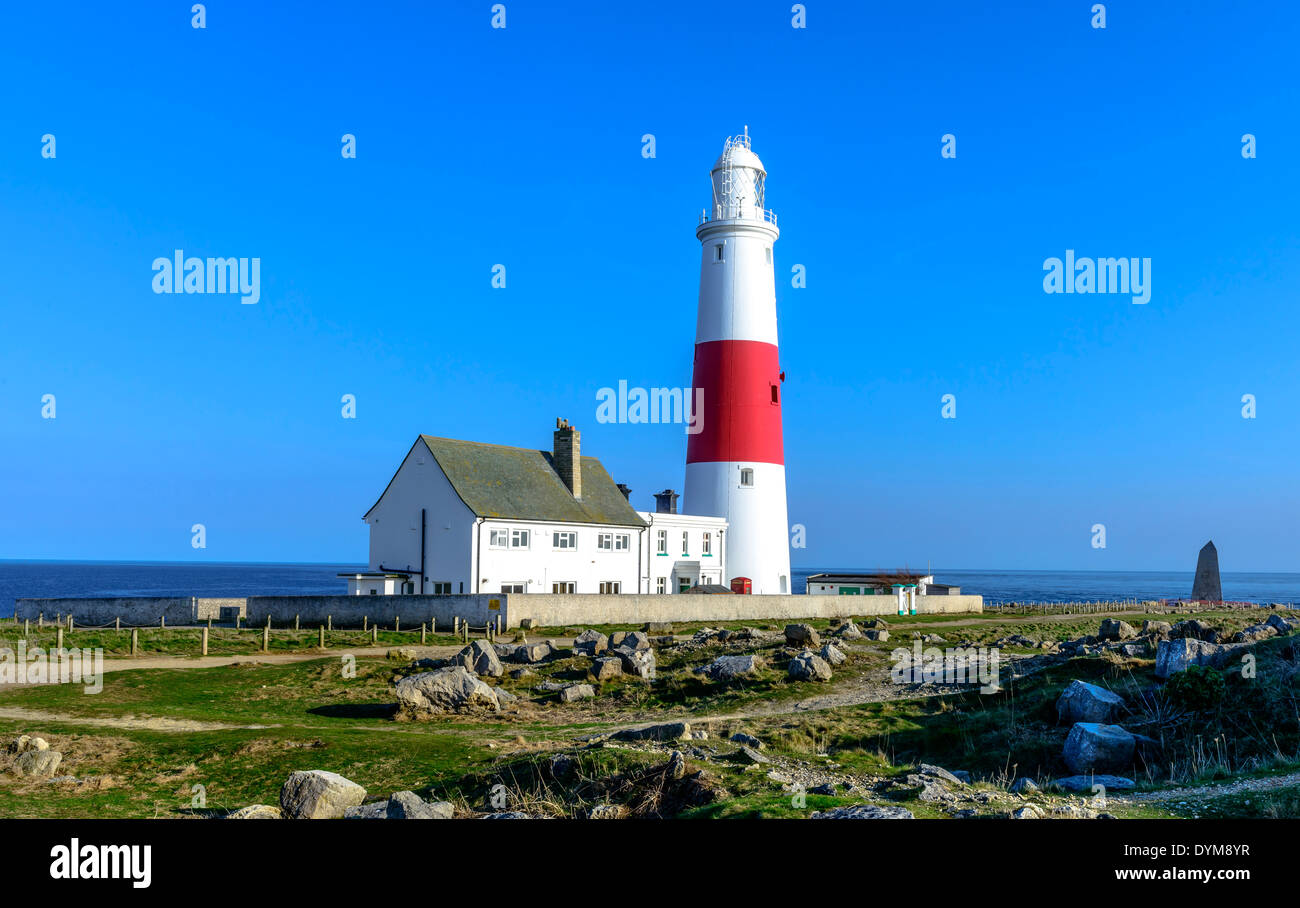Portland Bill Lighthouse Stock Photo - Alamy
