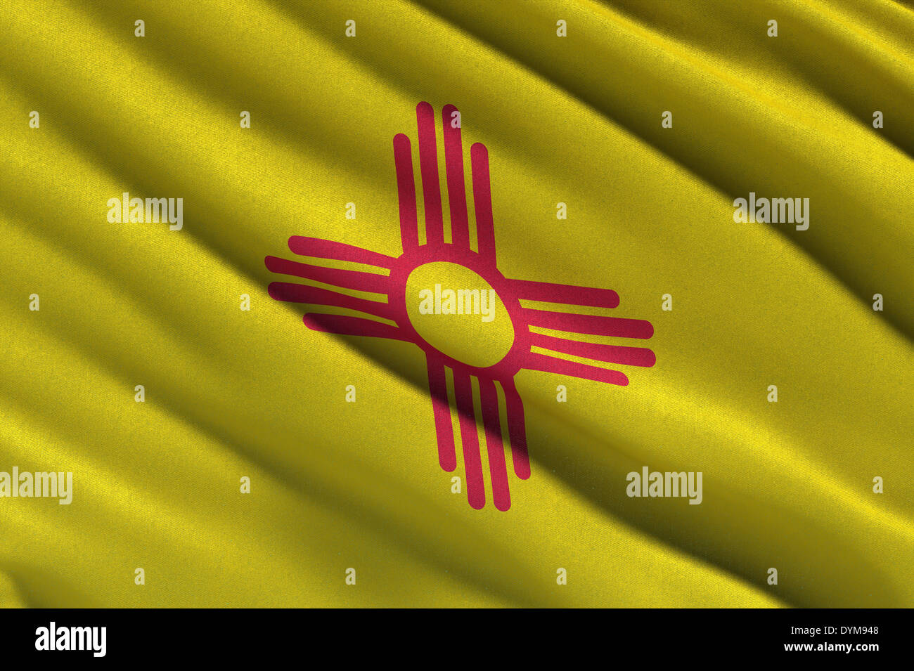 Flag of New Mexico Stock Photo - Alamy