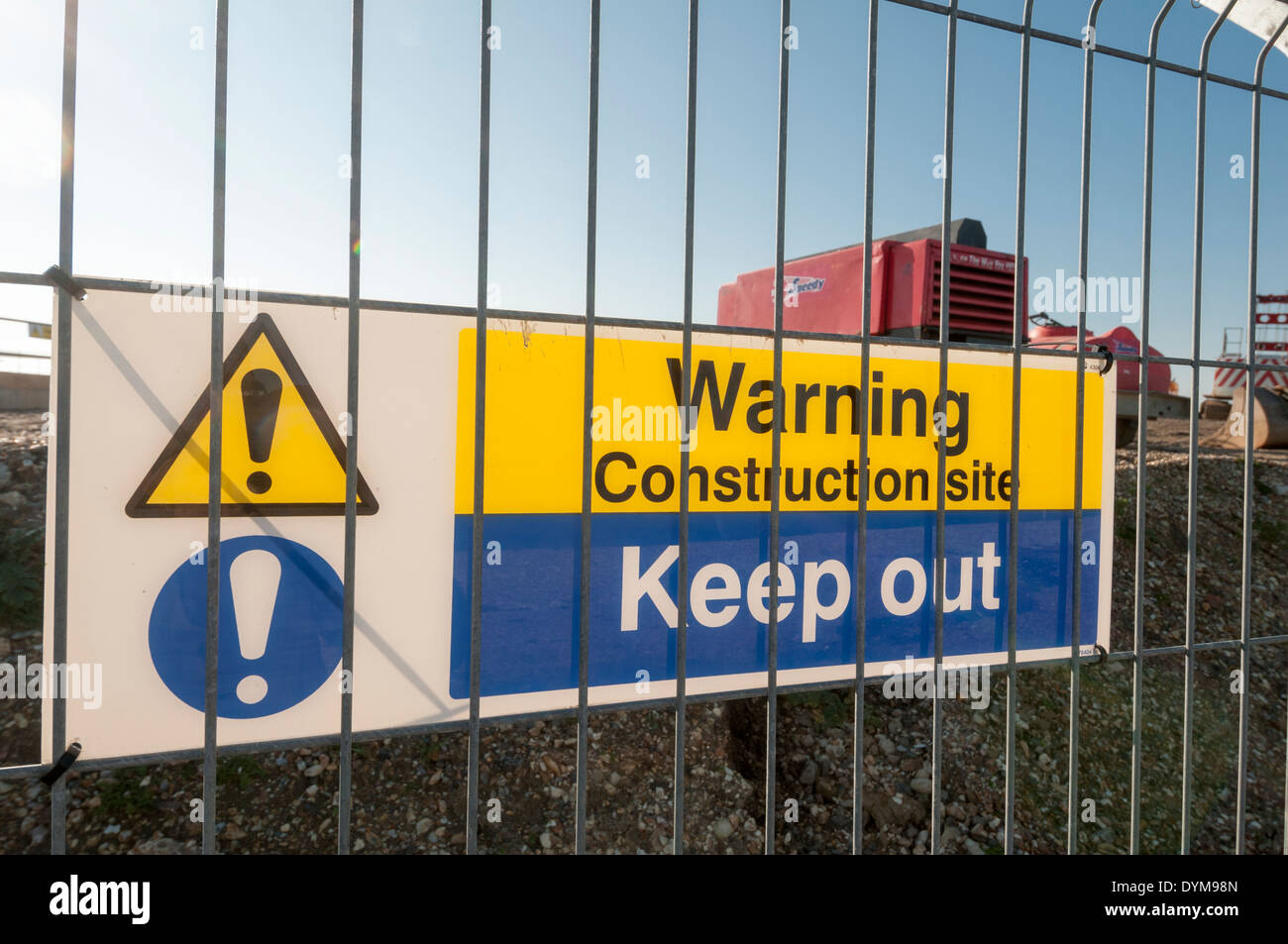 Construction site sign board hi-res stock photography and images - Alamy