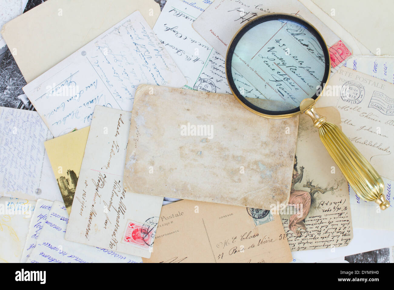 pile of old letters Stock Photo - Alamy