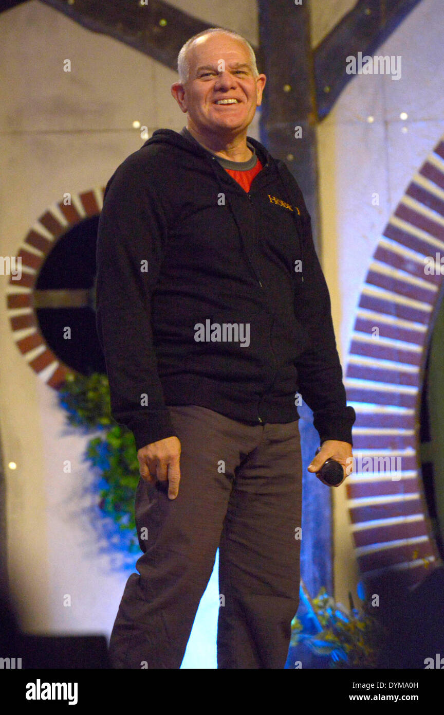 New Zealand actor Mark Hadlow at the HobbitCon 2 convention at the ...