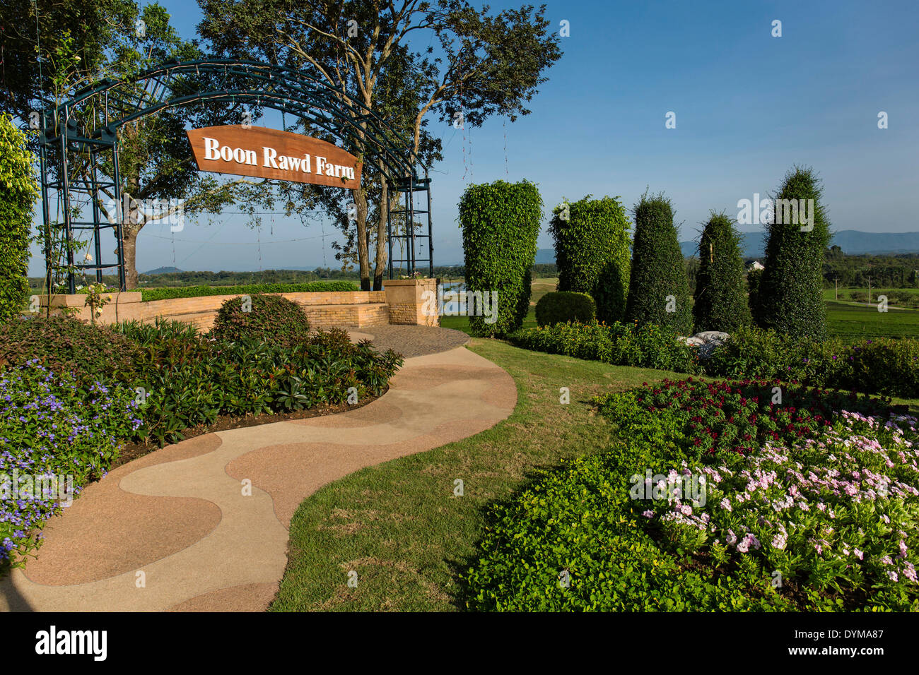 Boon Rawd Farm, Singha Park, gardens, Chiang Rai, Chiang Rai Province ...