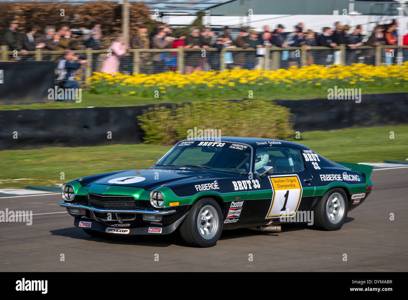 1972 Chevrolet Camaro with driver Nigel Garrett, Gerry Marshall Trophy ...