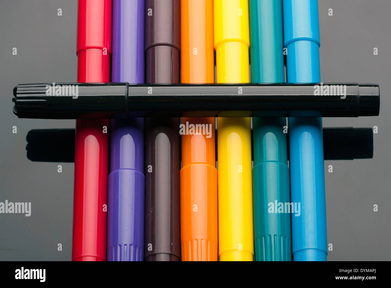 Colouring felt pens hi-res stock photography and images - Alamy
