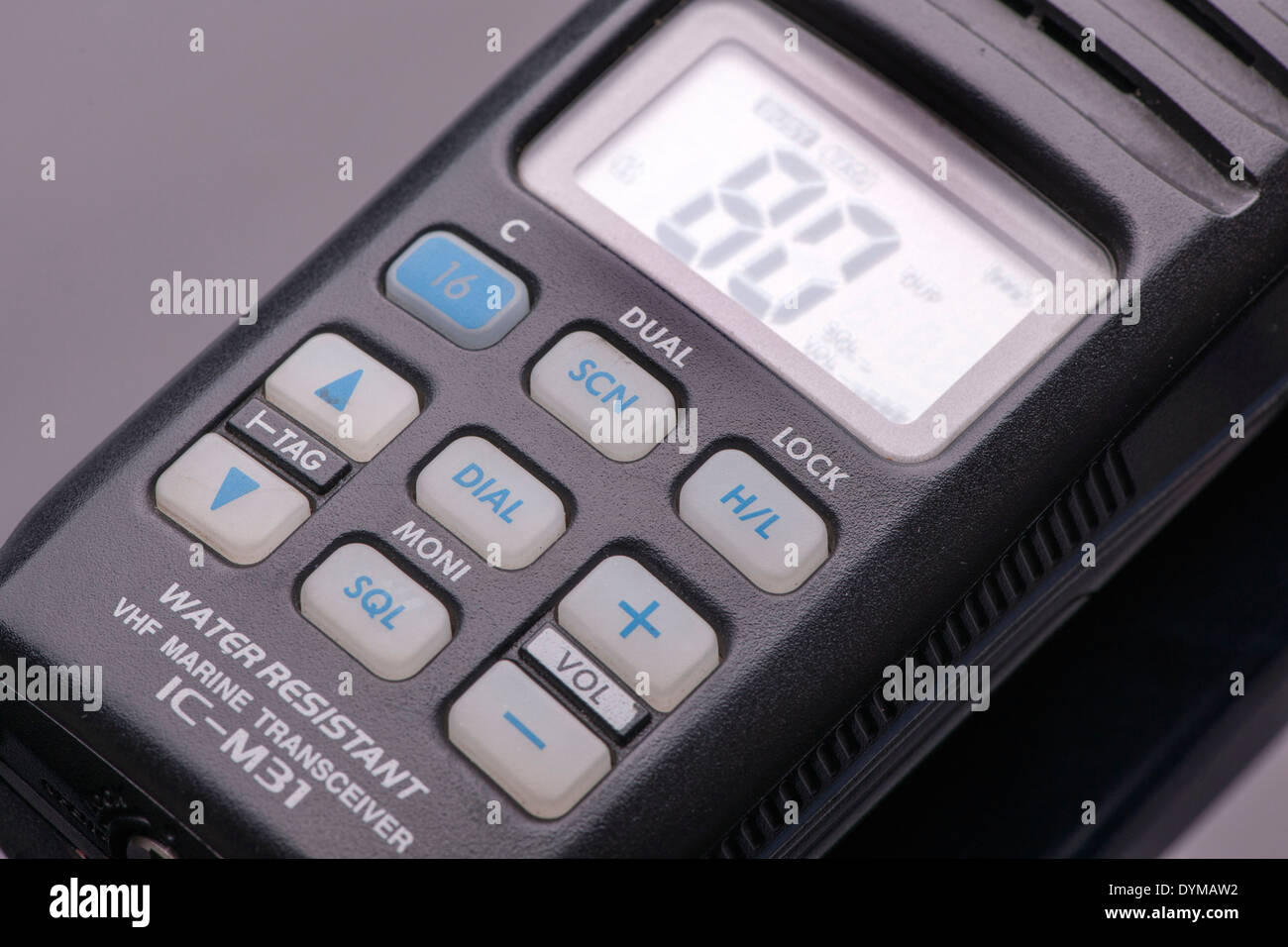 handheld VHF radio Stock Photo - Alamy
