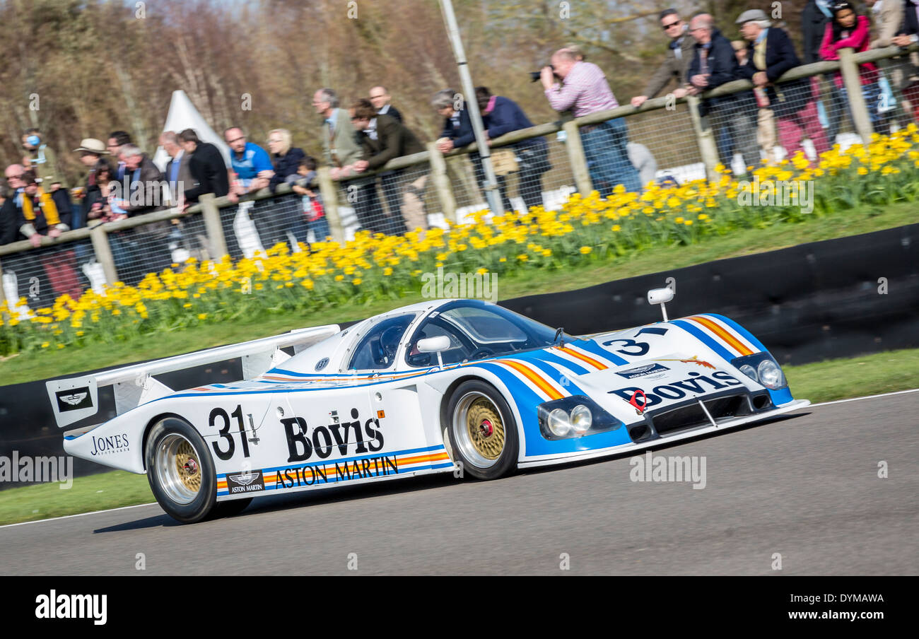 1983 Aston Martin Nimrod C2B with driver Roger Bennington. 72nd ...