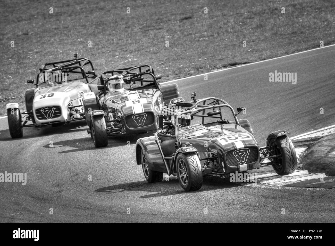 Caterham racing car Black and White Stock Photos & Images - Alamy