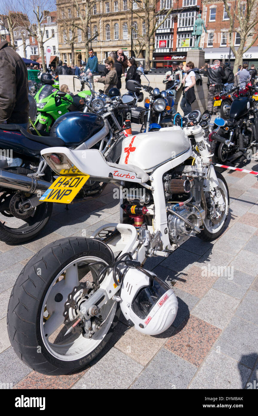 Turbo charged high performance motorcycle Stock Photo - Alamy