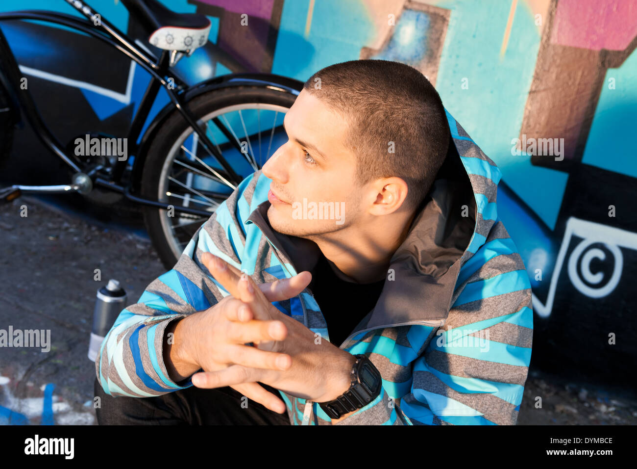 Male graffiti artist hi-res stock photography and images - Alamy