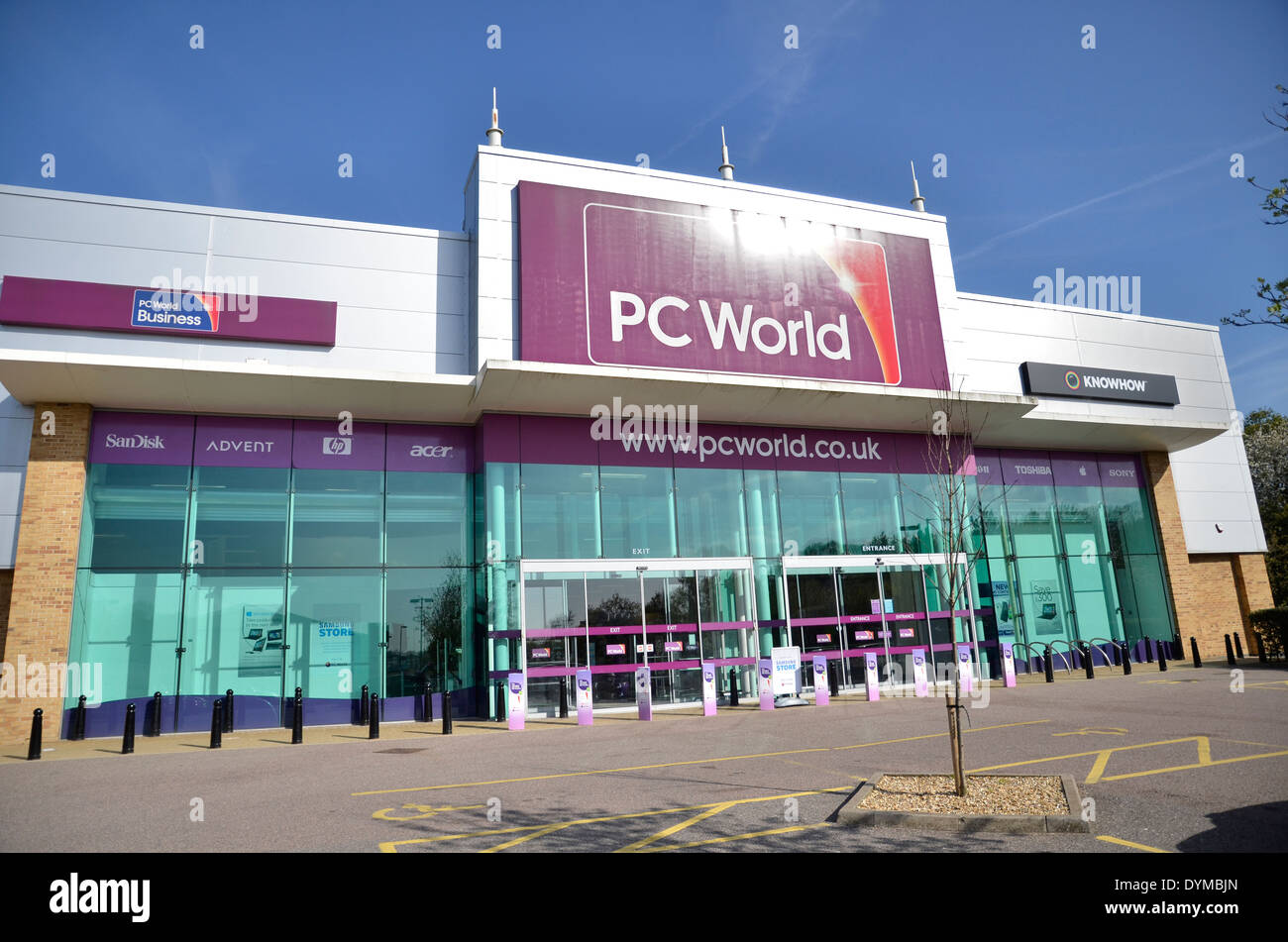 A PC World computer store in Stevenage, Hertfordshire Stock Photo - Alamy