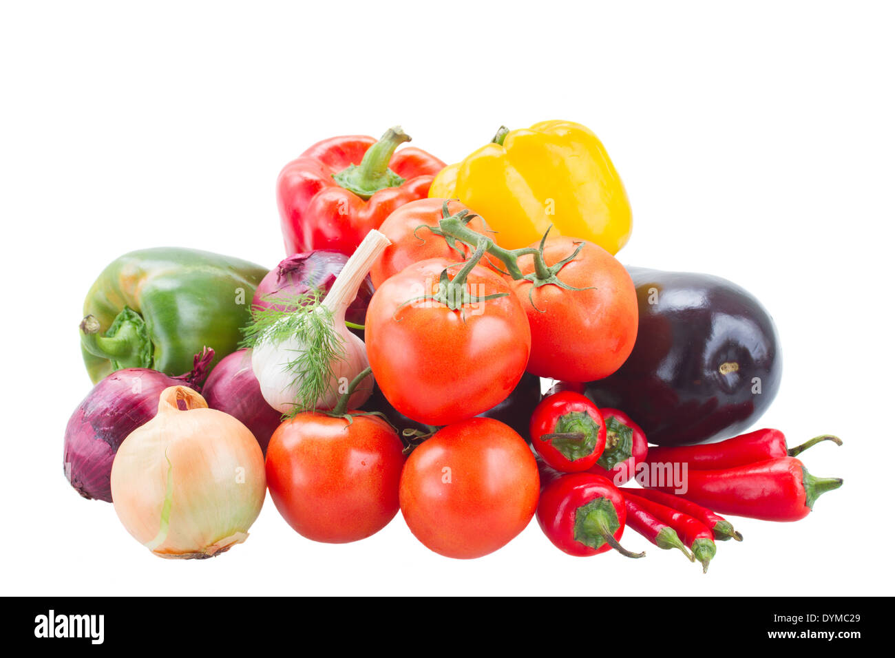 Farmer basket fresh vegetables Cut Out Stock Images & Pictures - Alamy