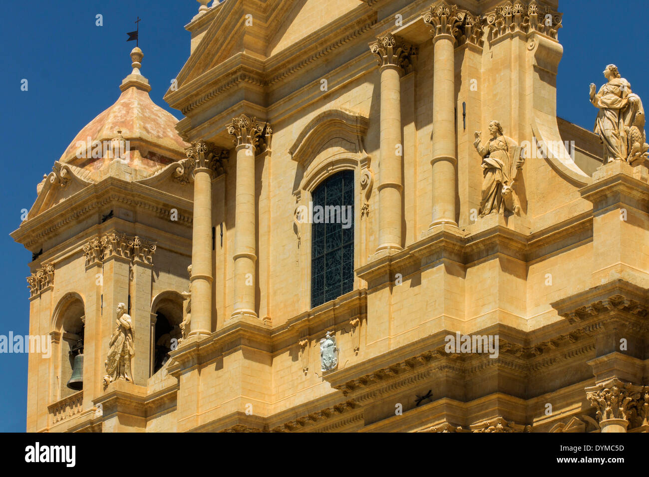 Noto 17thC Cathedral, collapsed 1996 & rebuilt, at this World Heritage ...