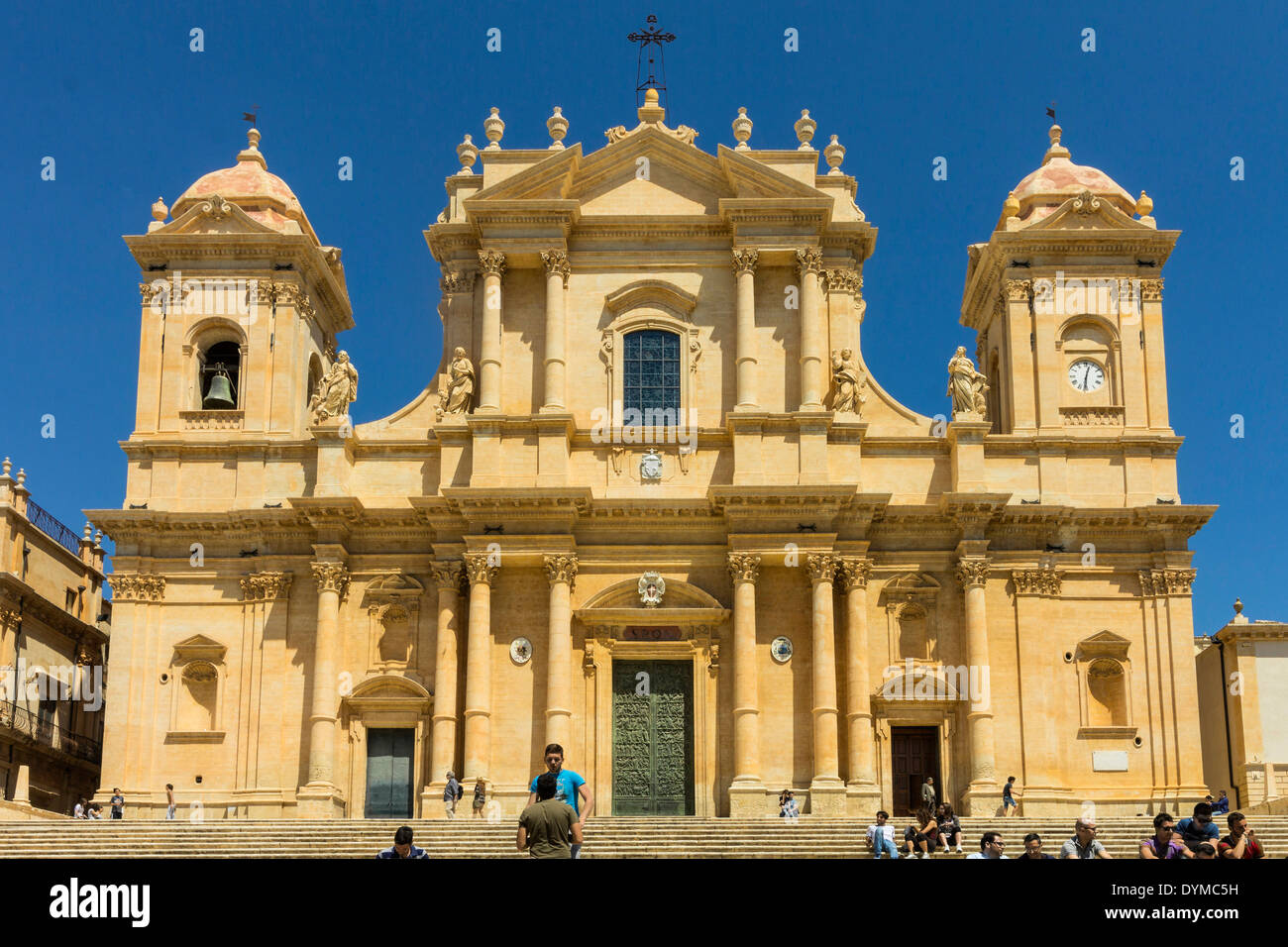 Noto 17thC Cathedral, collapsed 1996 & rebuilt, at this World Heritage ...