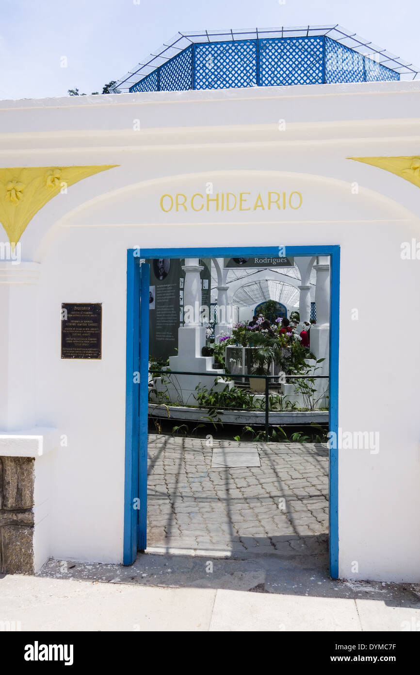 Rio de Janeiro, botanical garden, Jardim Botanico, Orchideario, Orchid ...