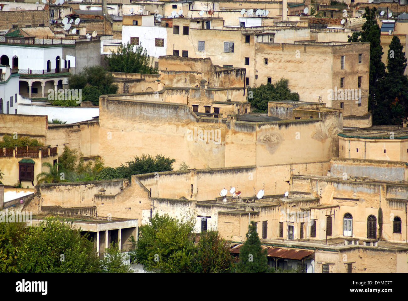 Cityscape of Fes Morocco Stock Photo - Alamy