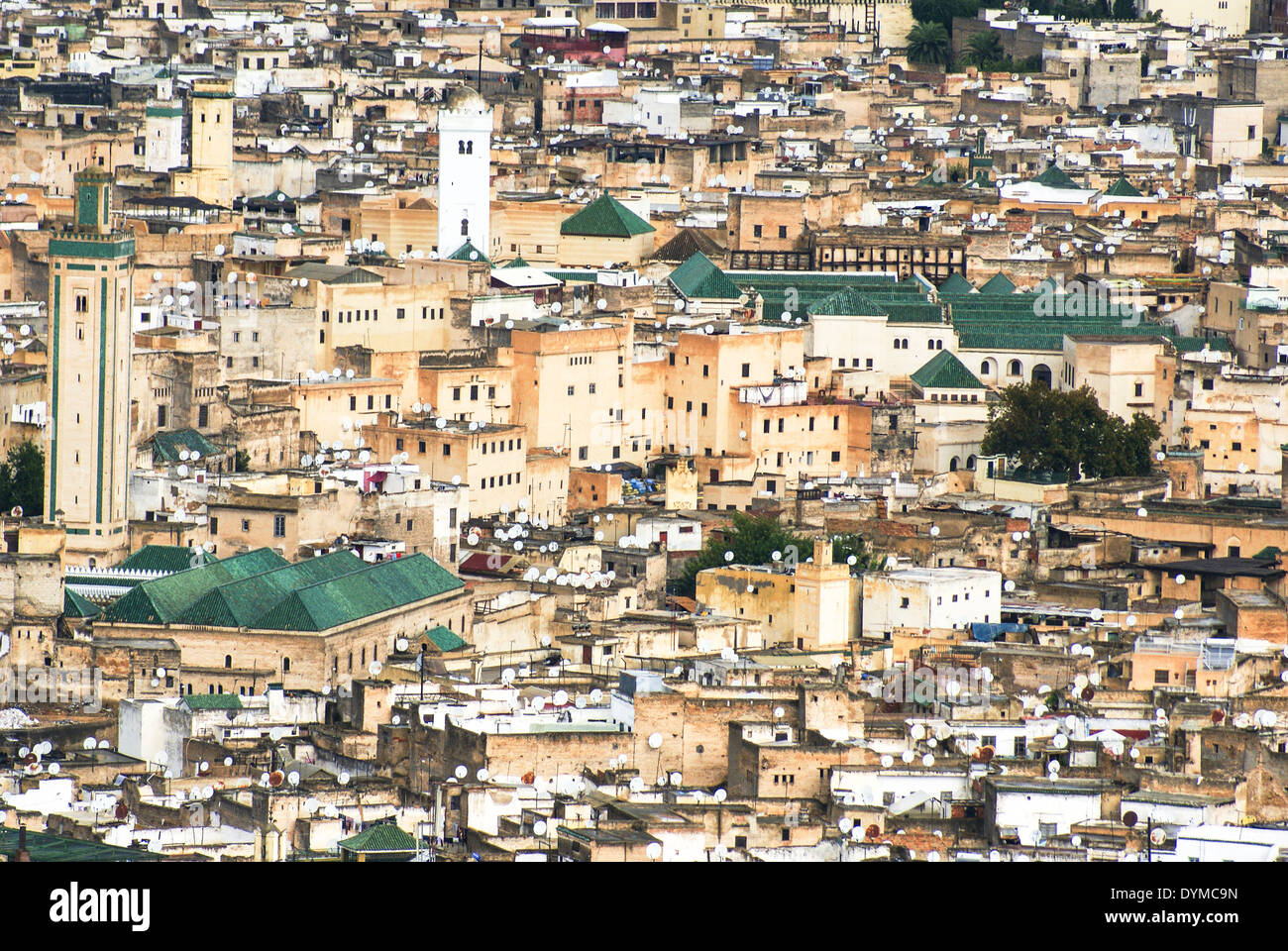 Cityscape of Fes Morocco Stock Photo - Alamy