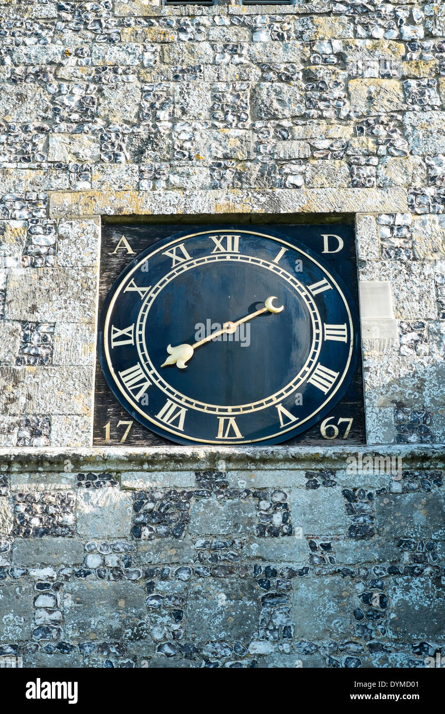 UK church clock Stock Photo - Alamy