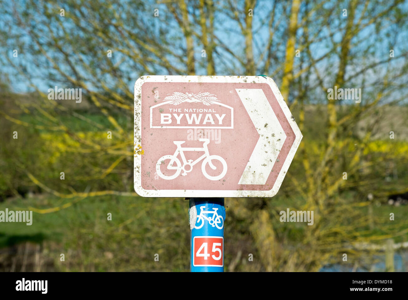Sign for byway hi-res stock photography and images - Alamy