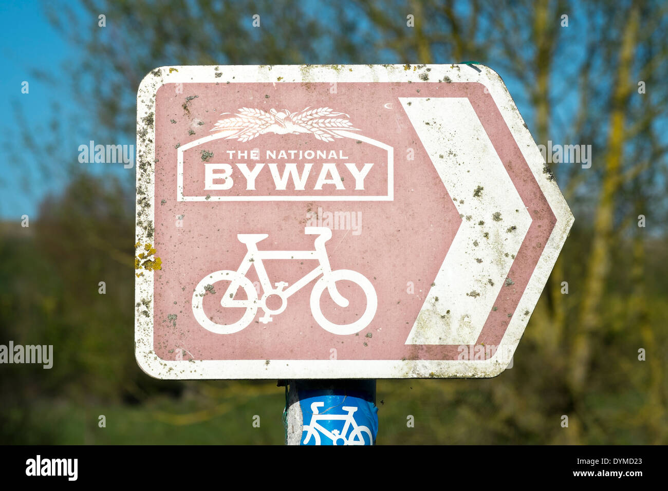 National Byway sign Stock Photo - Alamy