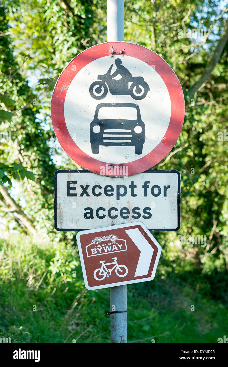 Road traffic signs UK Stock Photo - Alamy